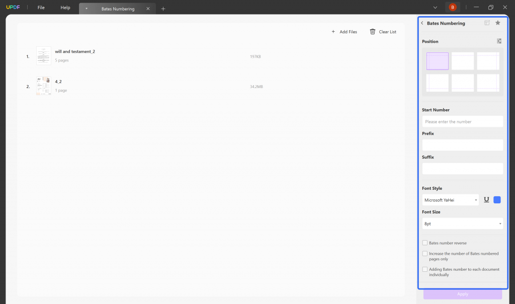 What is Bates numbering and How to Implement it in PDFs | UPDF