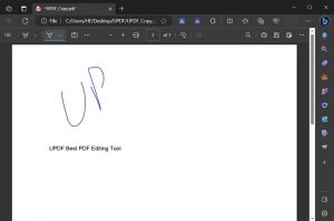 ¿Cómo firmar PDF con Edge? (Fácil) | UPDF