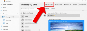 How to Export Text Messages/iMessages from iPhone to PDF | UPDF