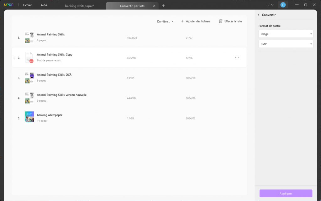 2 méthodes gratuites pour convertir des PDF en BMP | UPDF