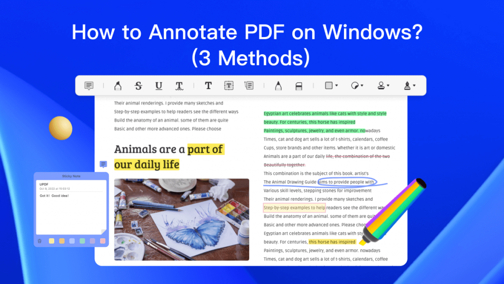 3 Ways | How to Annotate PDF on Windows 10/11? - UPDF 3 Ways | How to Annotate PDF on Windows 10/11? - UPDF