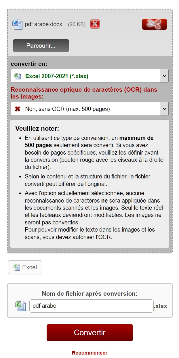 Convertir Word en Excel sans perdre le formatage | UPDF