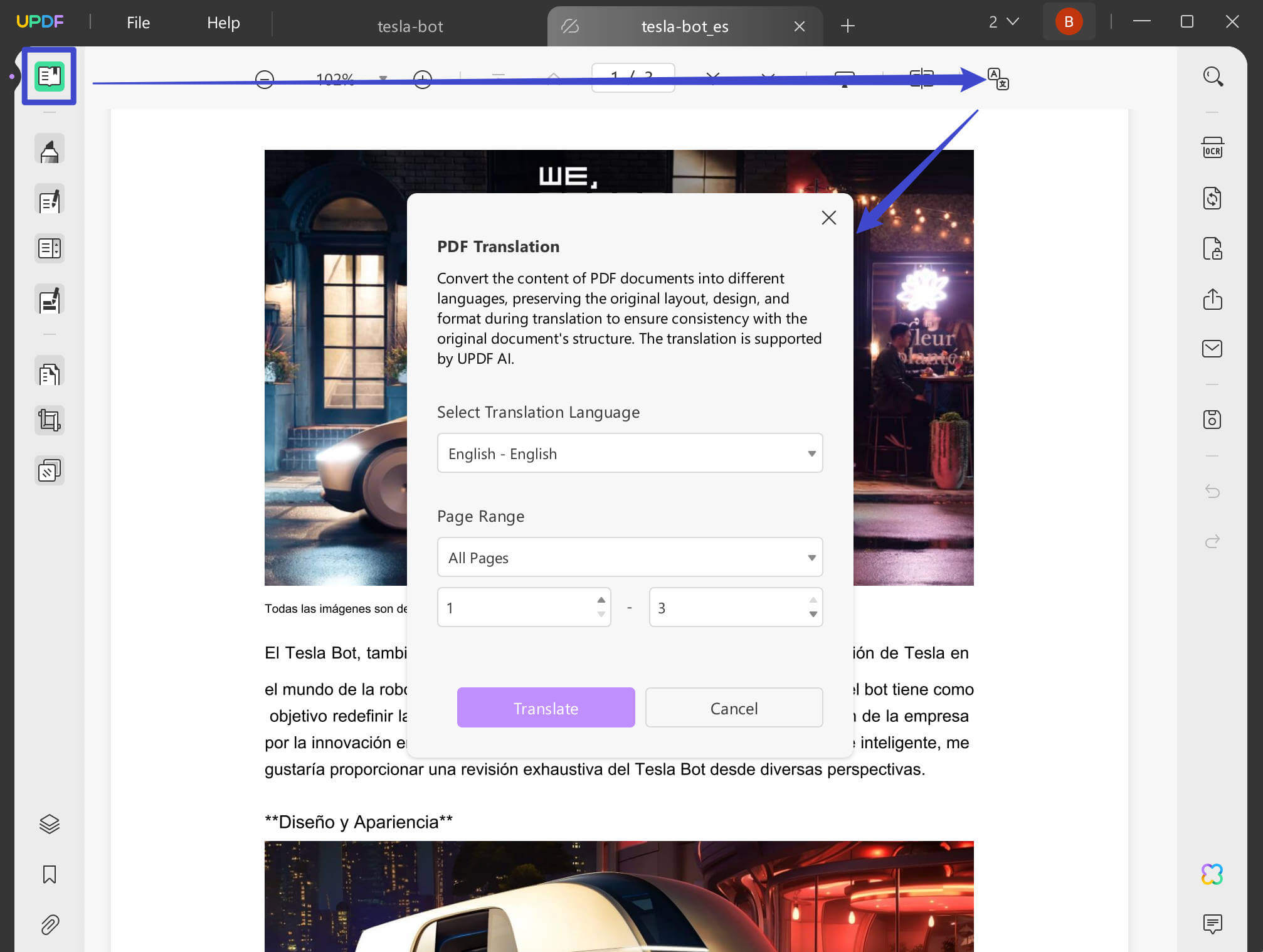 How to Translate PDF from Spanish to English? (3 Ways) | UPDF