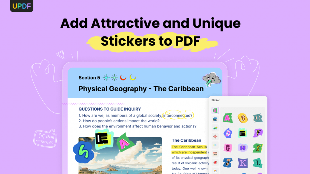 Add PDF Stickers for Easy Annotation - UPDF