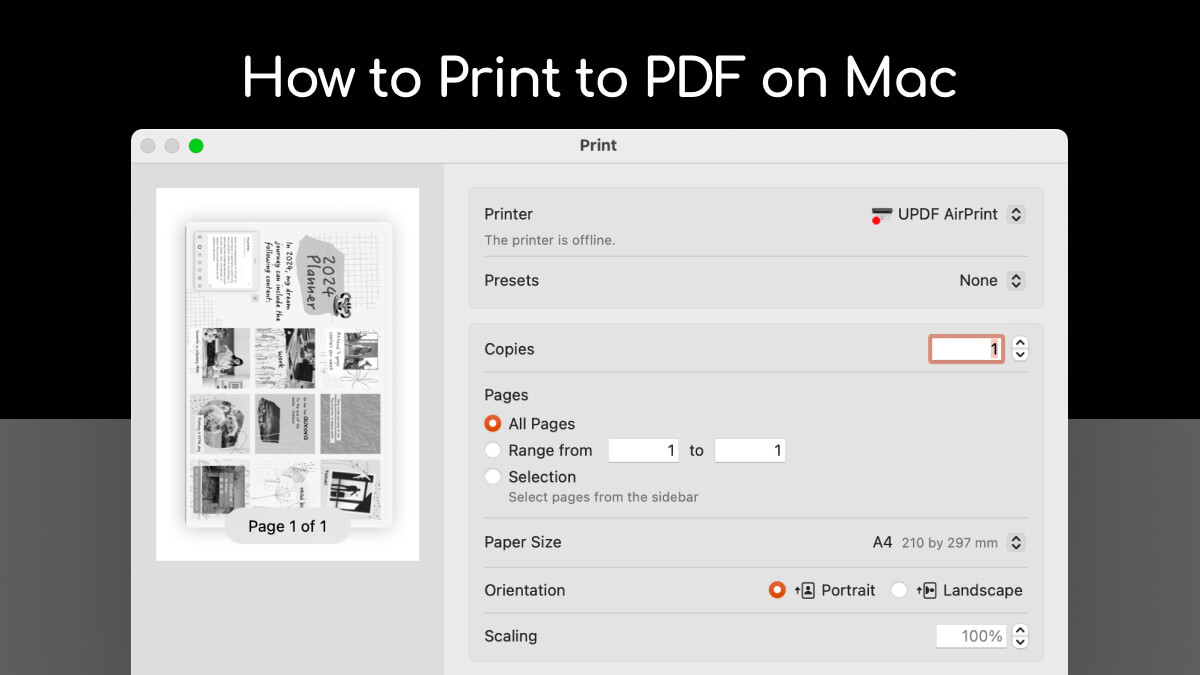 How To Print To PDF On Mac Effortlessly A Quick Guide UPDF