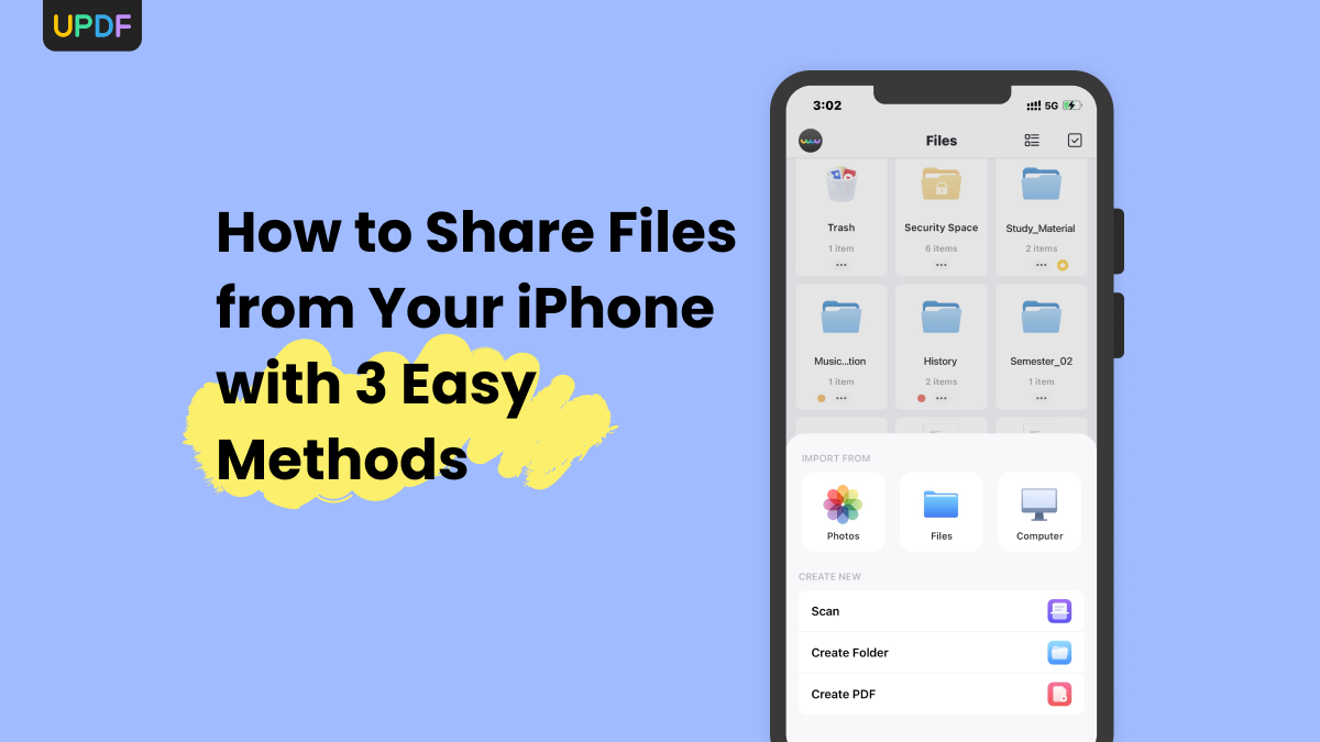 Easy Ways to Share Files from Your iPhone | UPDF