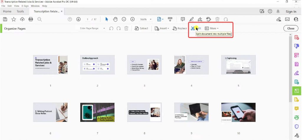 How to Split PDF on Windows With and Without Acrobat? | UPDF