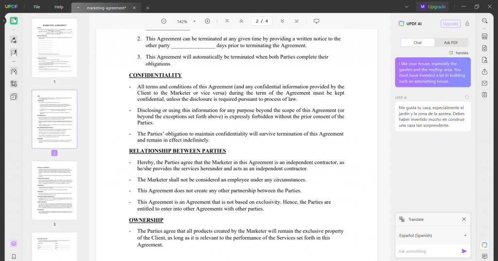 How to Do English to Spanish Document Translation? | UPDF