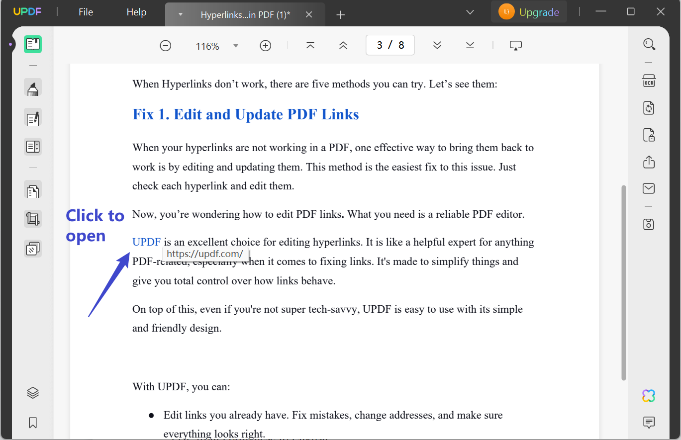 Word to PDF Hyperlinks Not Working? 100% Fixed! | UPDF