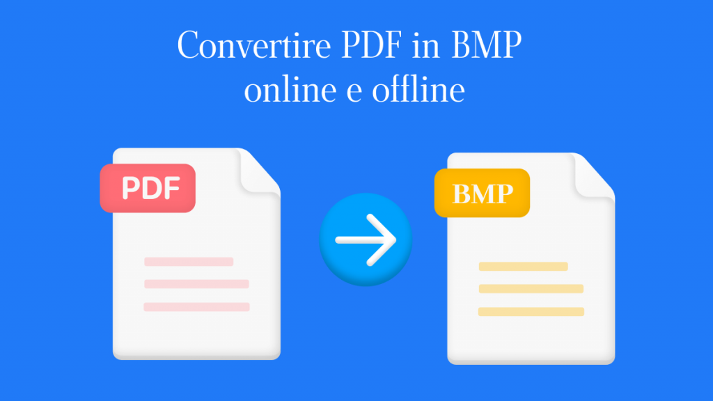 Convertire PDF in BMP online e offline | UPDF