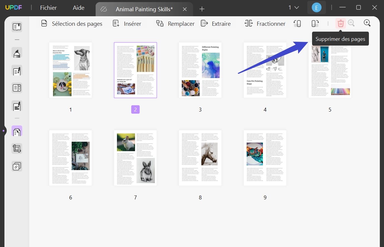 Tutoriel sur la façon d'effacer du texte dans un PDF | UPDF