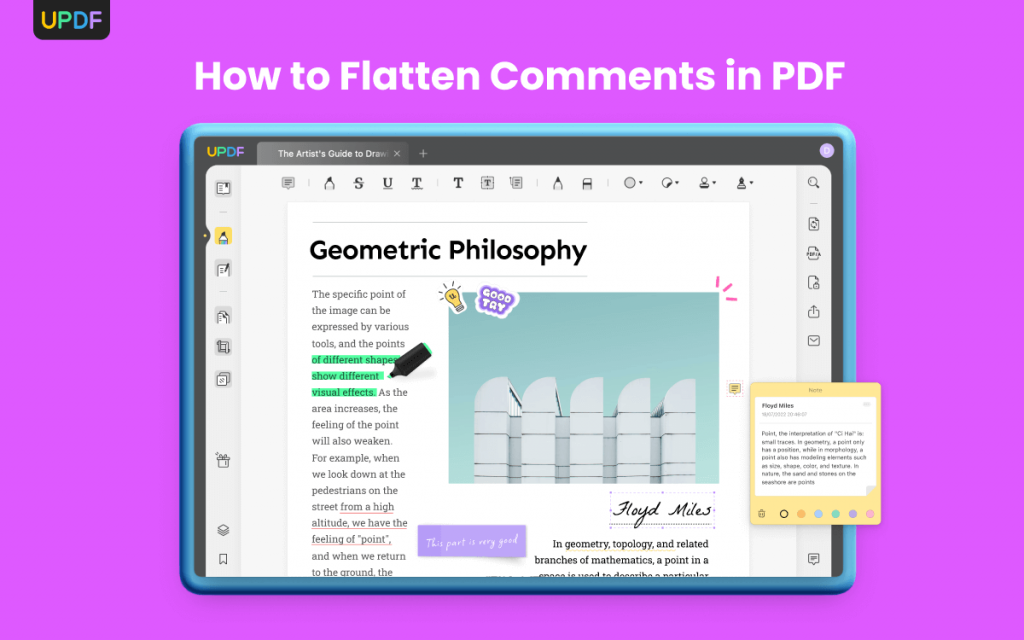 A Simple Approach to Flatten Comments in PDF | UPDF