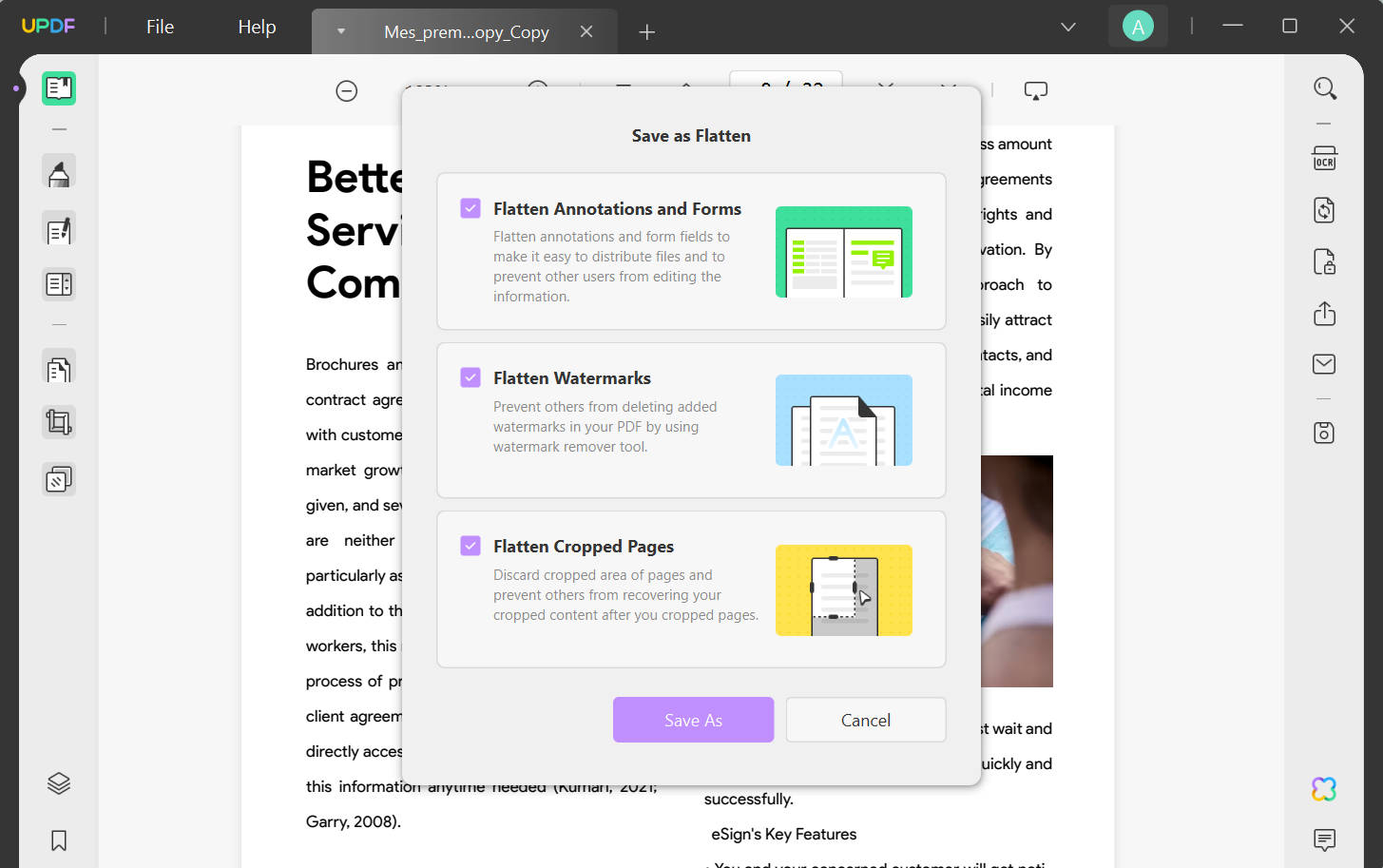 Best 5 PDF Flatteners with Robust Features | UPDF