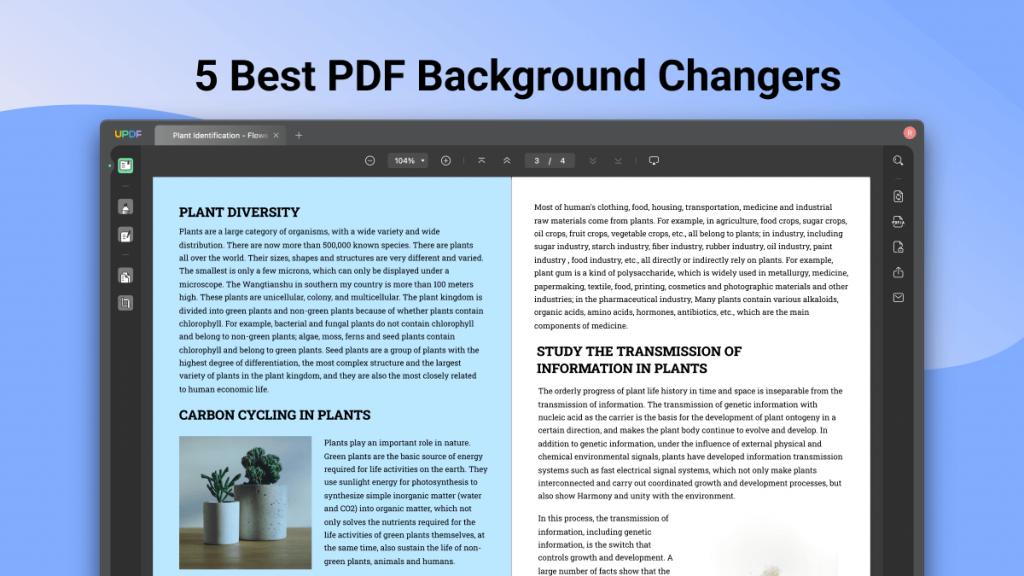 5 Best PDF Background Changers (Compared & Reviewed) |UPDF