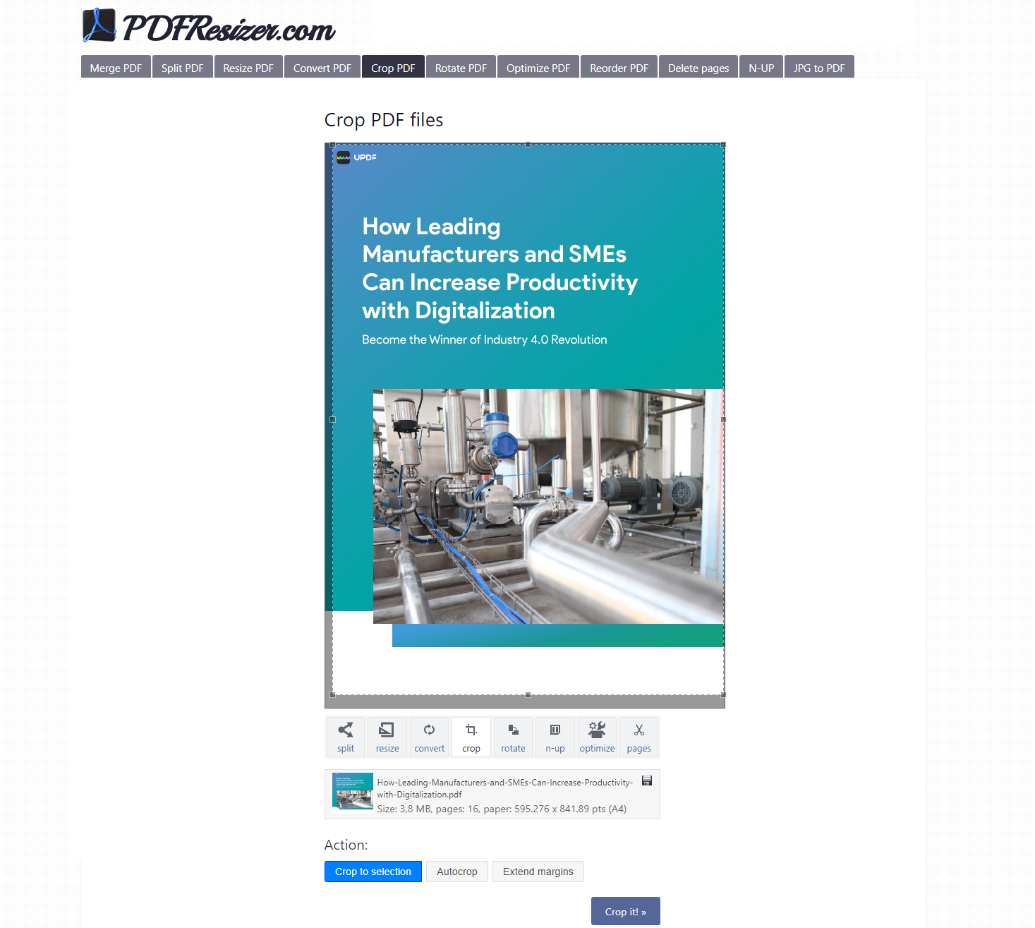 Top 5 PDF Cropper Online for Free You Need to Try | UPDF