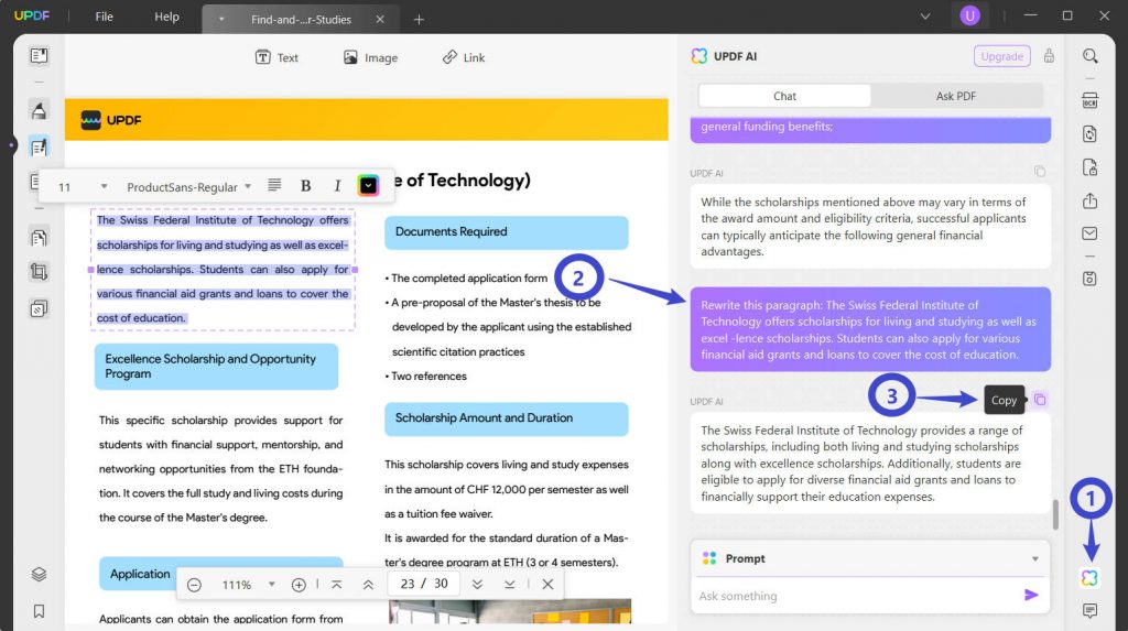 How to Rewrite PDF? (Steps with 4 AI Tools)| UPDF