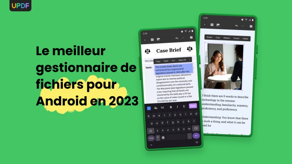 TOP 5 gestionnaires de fichiers pour Android en 2025 | UPDF