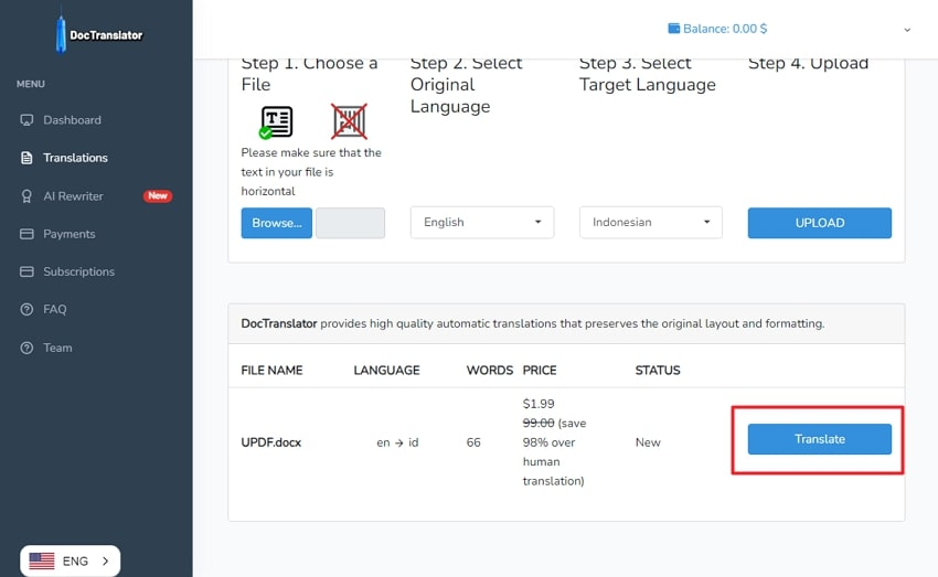 How to Translate PDF from English to Indonesia easily?| UPDF