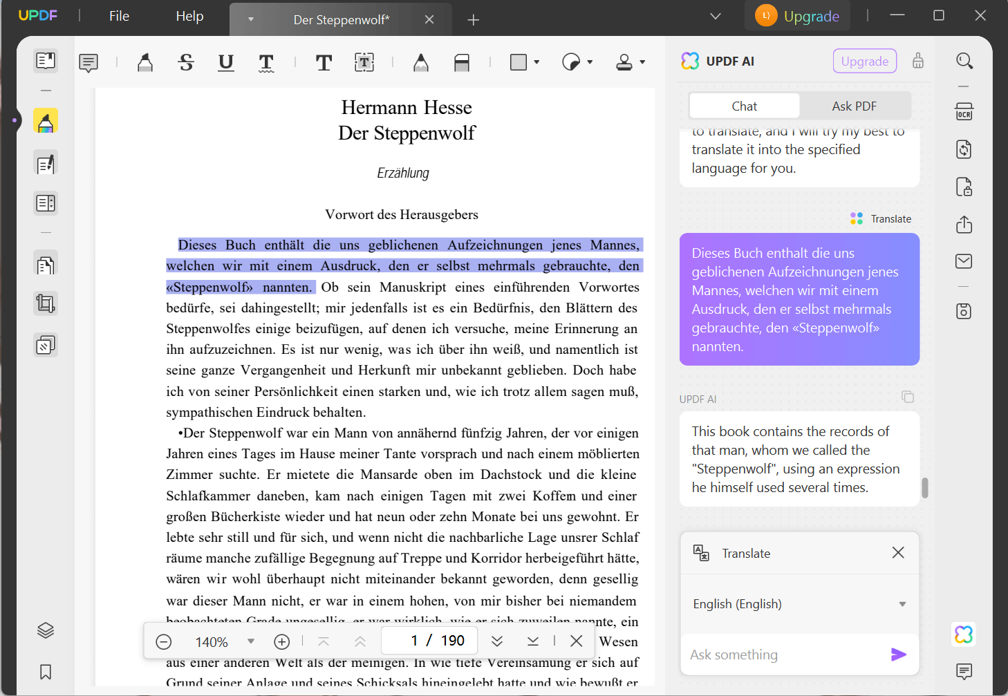 How to Translate German PDF to English: Simple Methods | UPDF