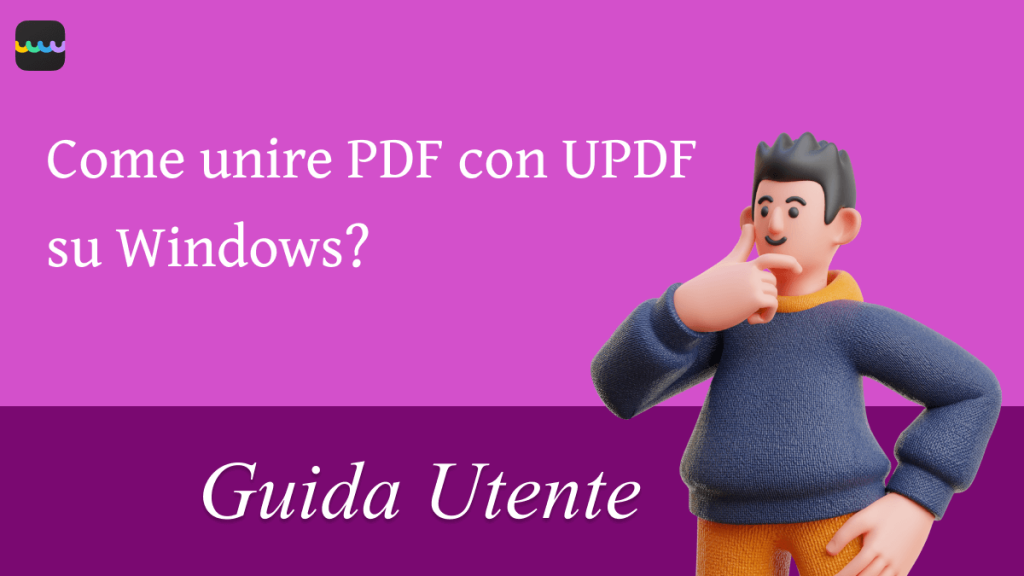 Unire PDF con UPDF su Windows | Guida utente