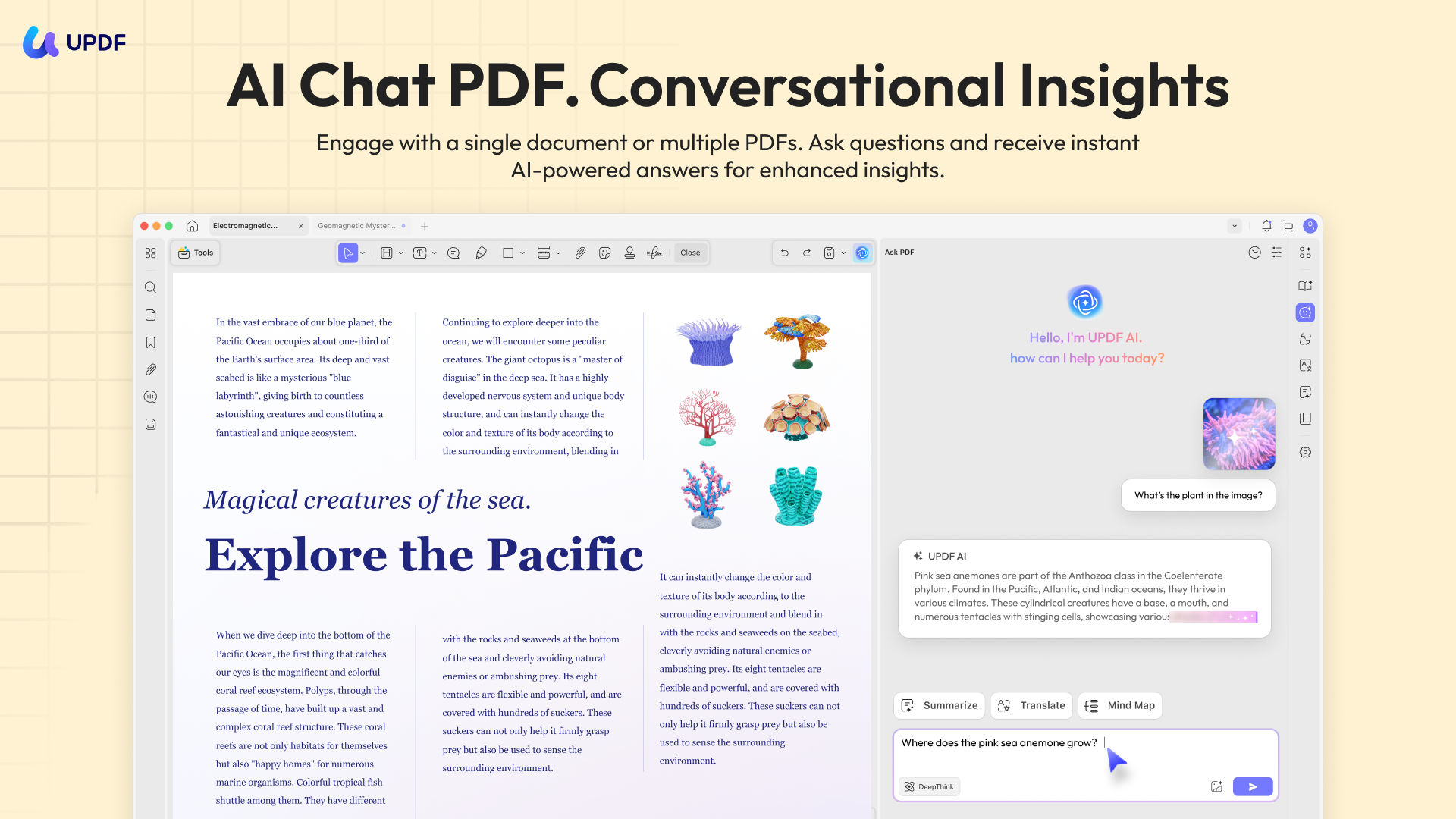 Chat with PDF: Summarize, Translate, and Explain PDFs - UPDF