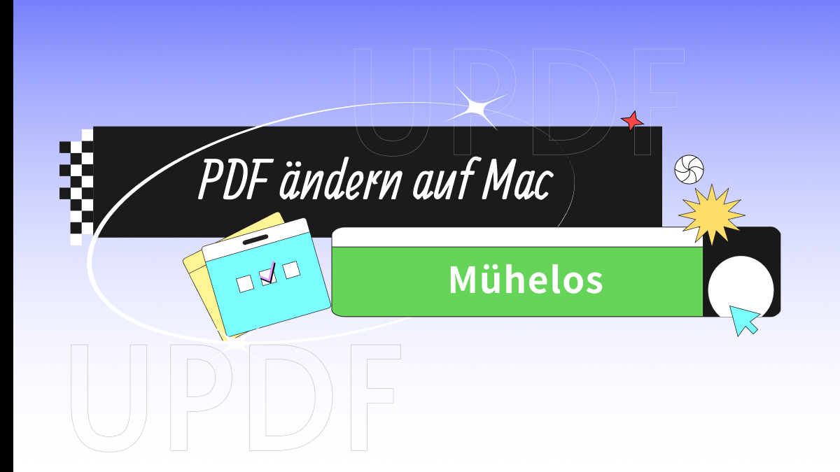 PDF auf Mac ändern - Eine umfassende Anleitung | UPDF