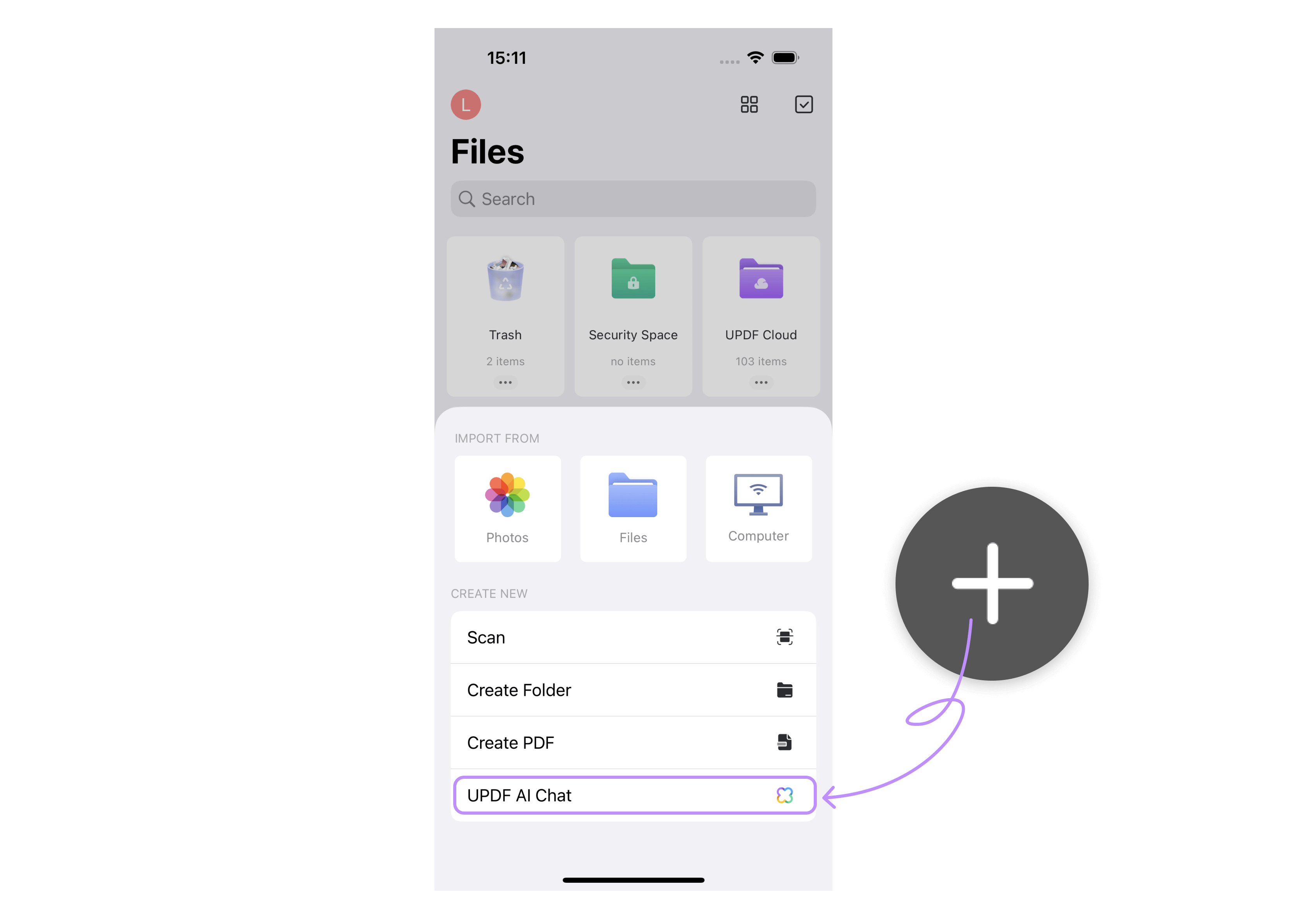 UPDF AI para iOS | Guia do Usuário