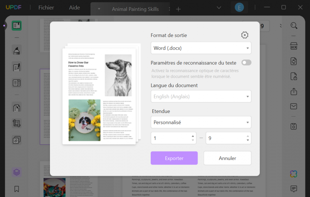 2 méthodes de copier un tableau d'un PDF dans Word | UPDF