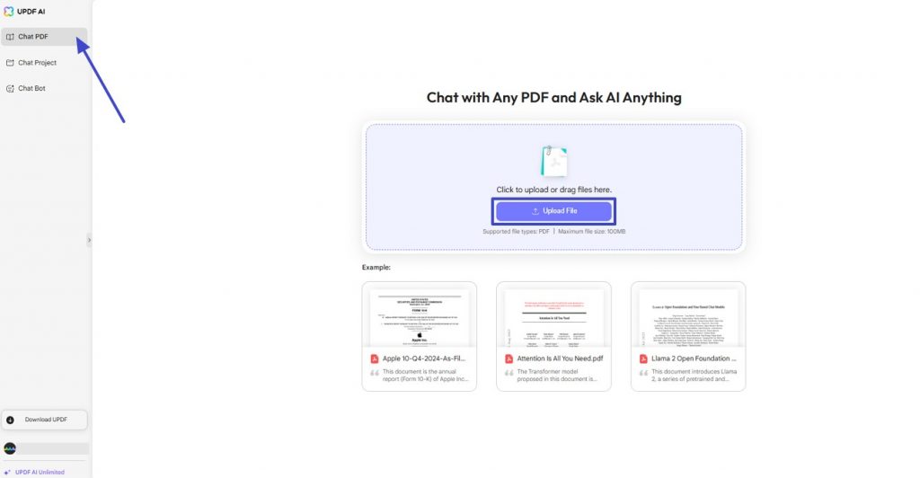 Chat with PDF: Summarize, Translate, and Explain PDFs - UPDF