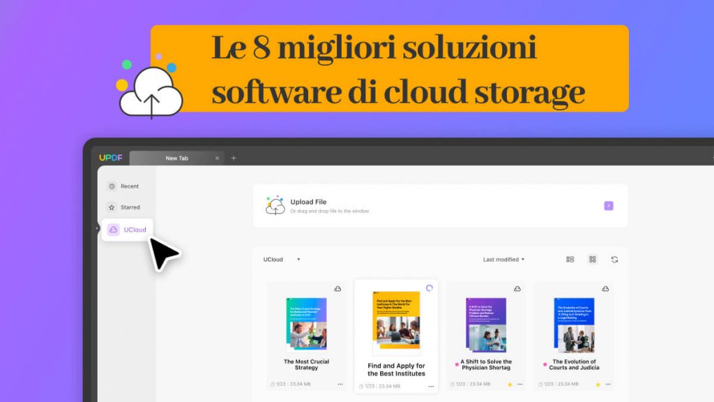 Gli 8 migliori software cloud storage nel 2025 | UPDF