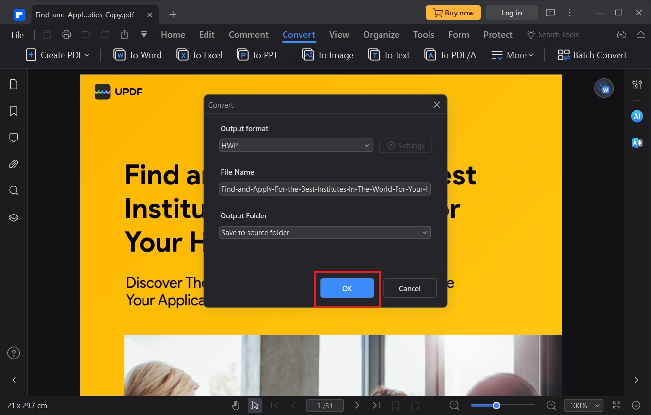 Convert PDF to HWP: Simple, Fast, Effective Methods - UPDF