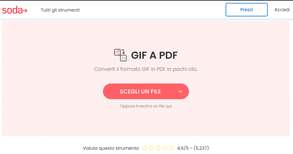 Convertire da GIF a PDF in modo semplice e veloce | UPDF