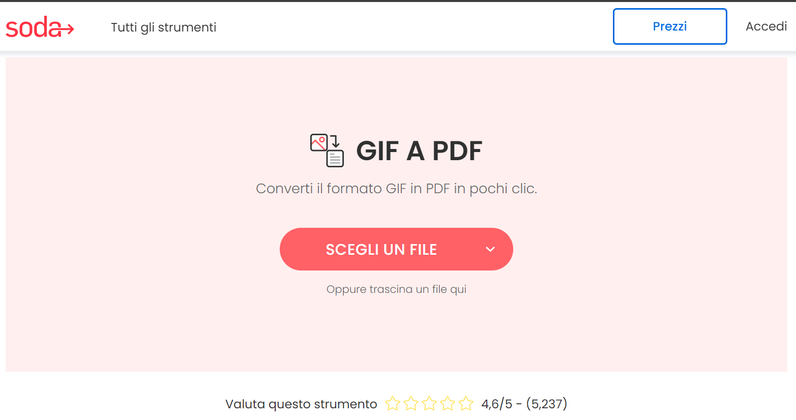 Convertire da GIF a PDF in modo semplice e veloce | UPDF
