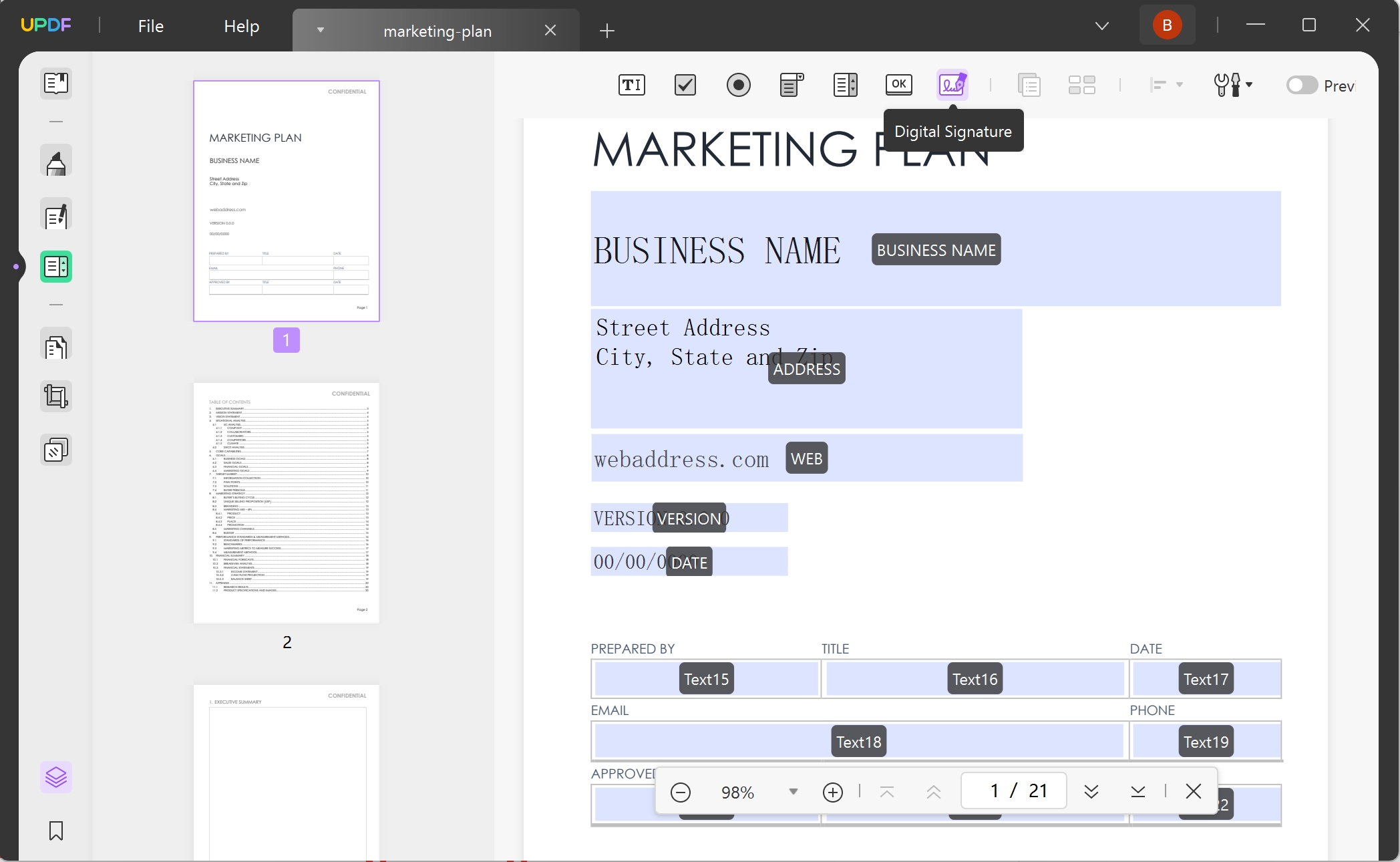 Sign PDF with UPDF on Window | User Guide
