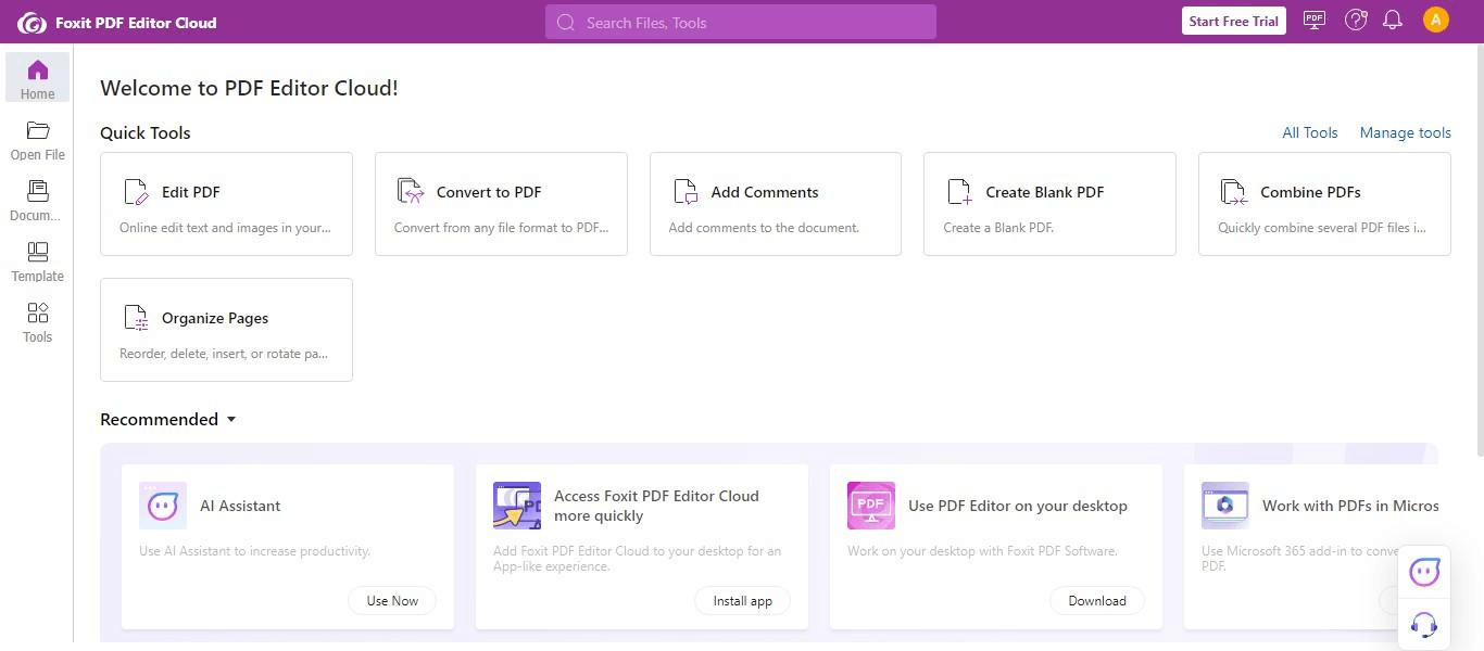 Foxit PDF Editor Online & Top Free Alternative | UPDF