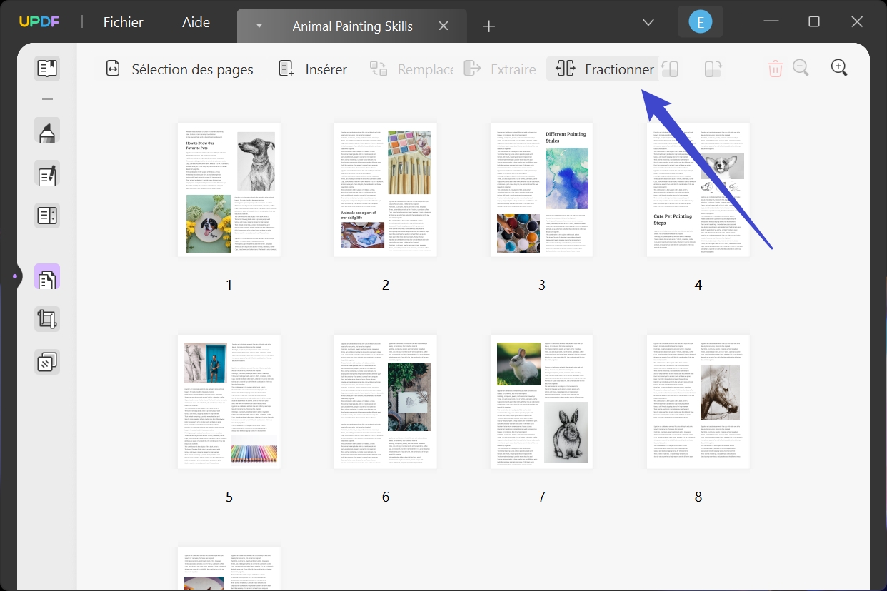 6 façons de séparer les pages sur Word | UPDF