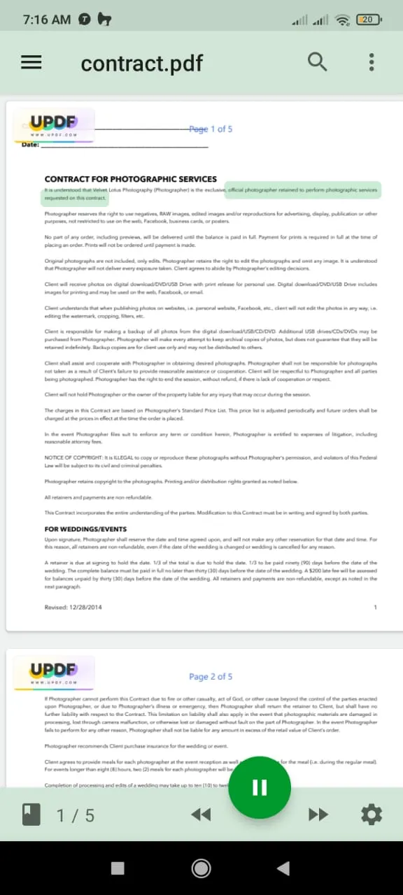 ¿Cómo leer PDF en voz alta en Android? (Formas fáciles) | UPDF