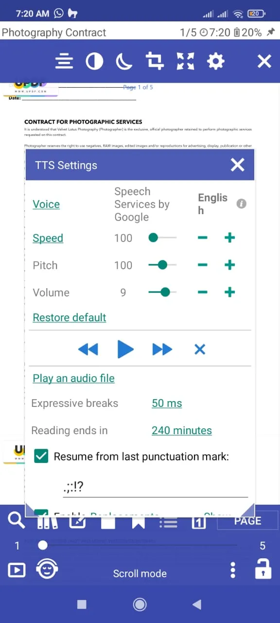 ¿Cómo leer PDF en voz alta en Android? (Formas fáciles) | UPDF