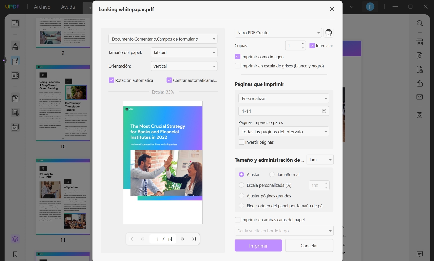 Impresora PDF para Windows: Imprime documentos sin problemas | UPDF