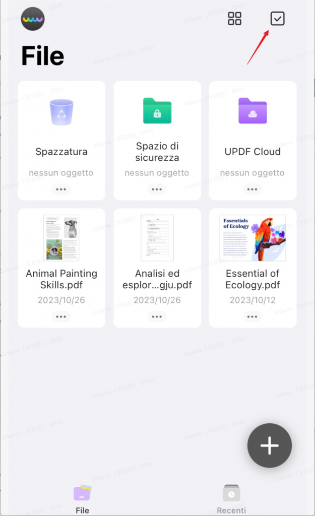 Unisci File su iPhone e iPad con UPDF | Guida Utente