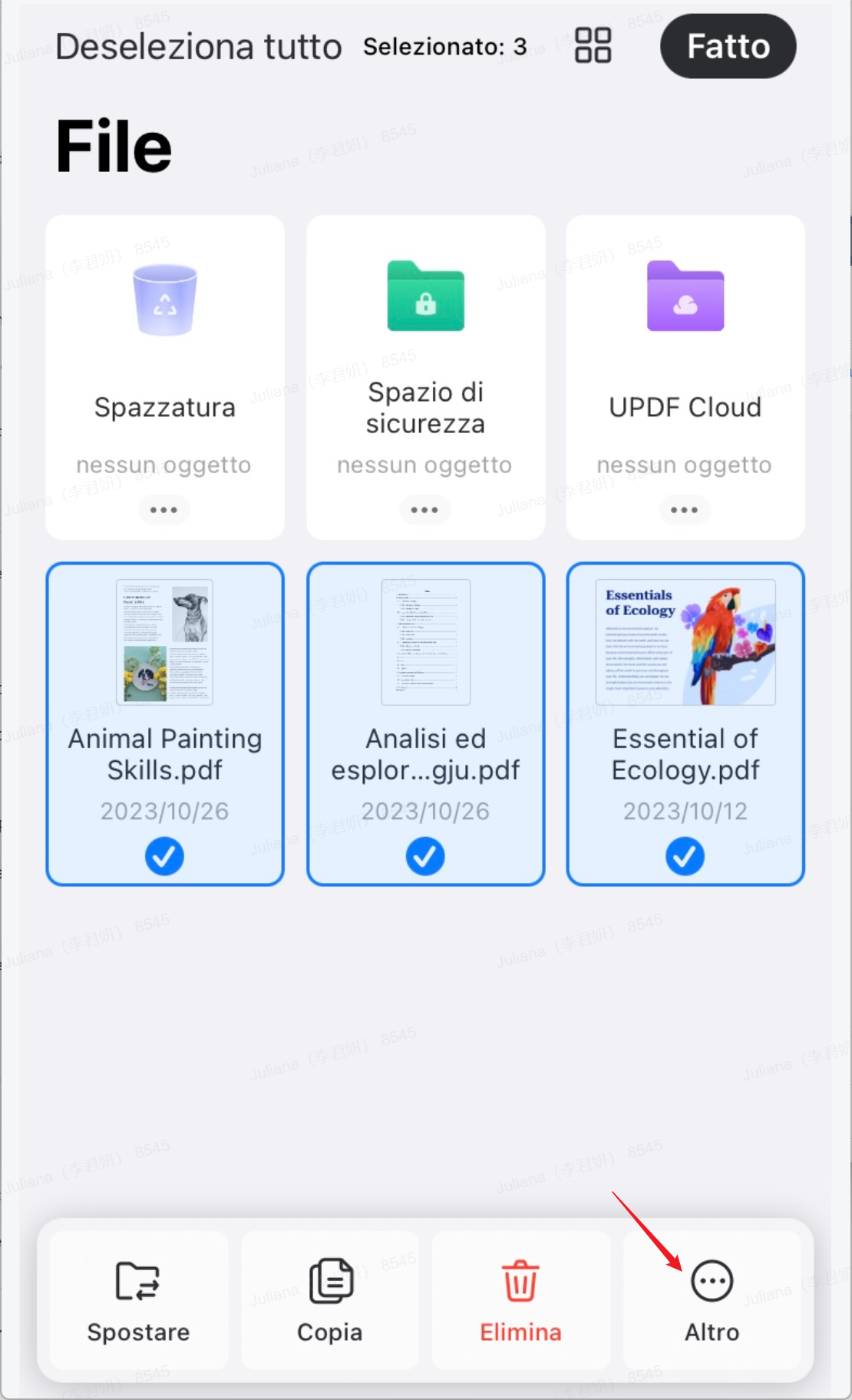 Unisci File su iPhone e iPad con UPDF | Guida Utente