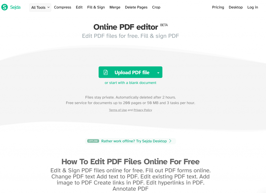 Top 5 Free Online PDF Editors Without Watermark | UPDF