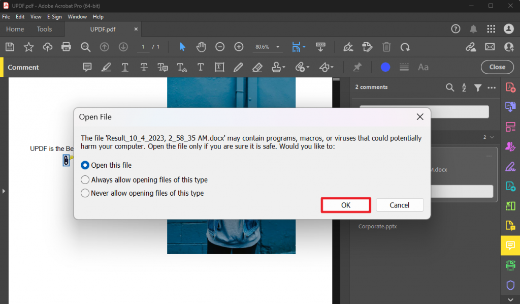 Two Easy Ways to Open Attachments in PDF Files - UPDF