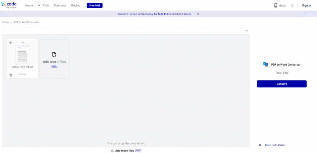 How to Convert PDF to Word with Xodo - Detailed Guide | UPDF