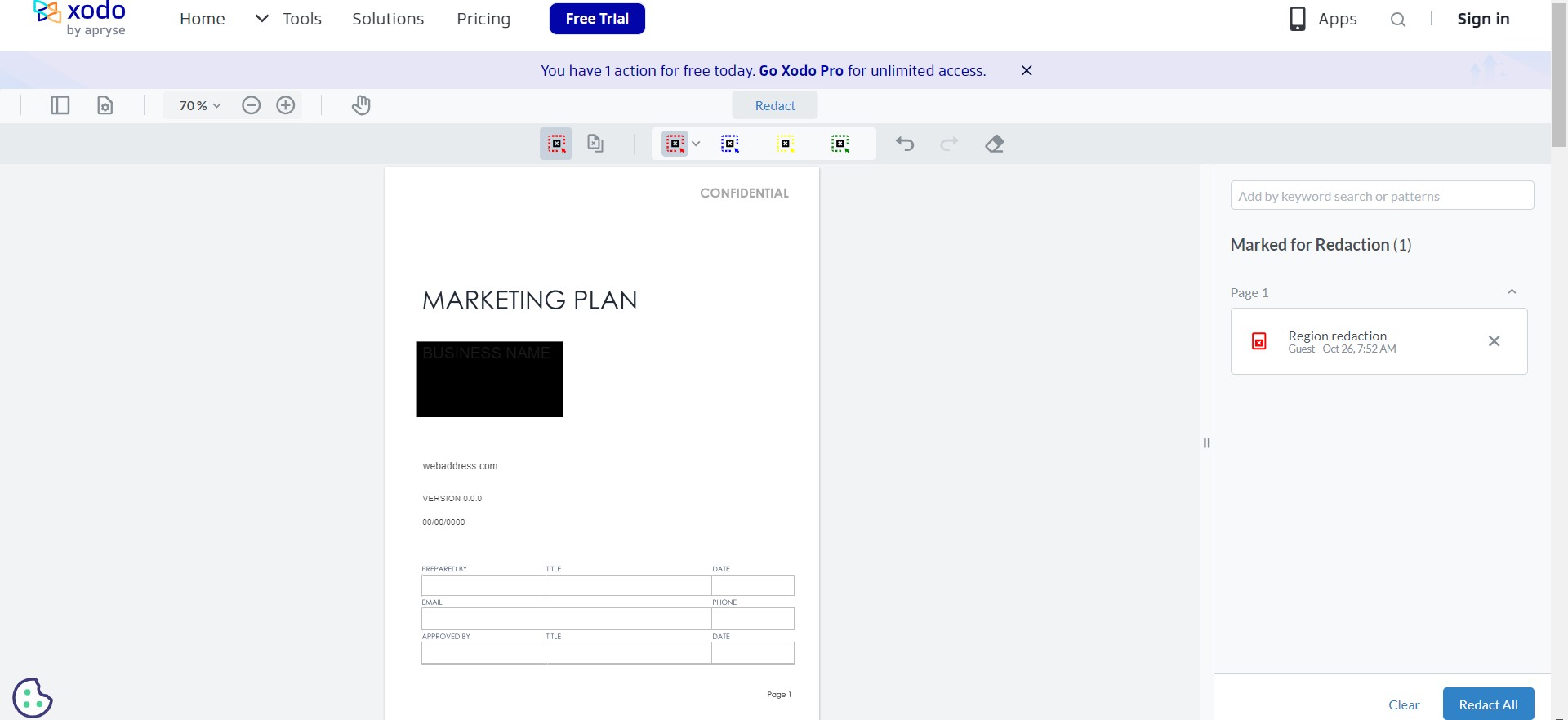 4 Best Methods to Redact a PDF For Free on Windows 10/11|UPDF