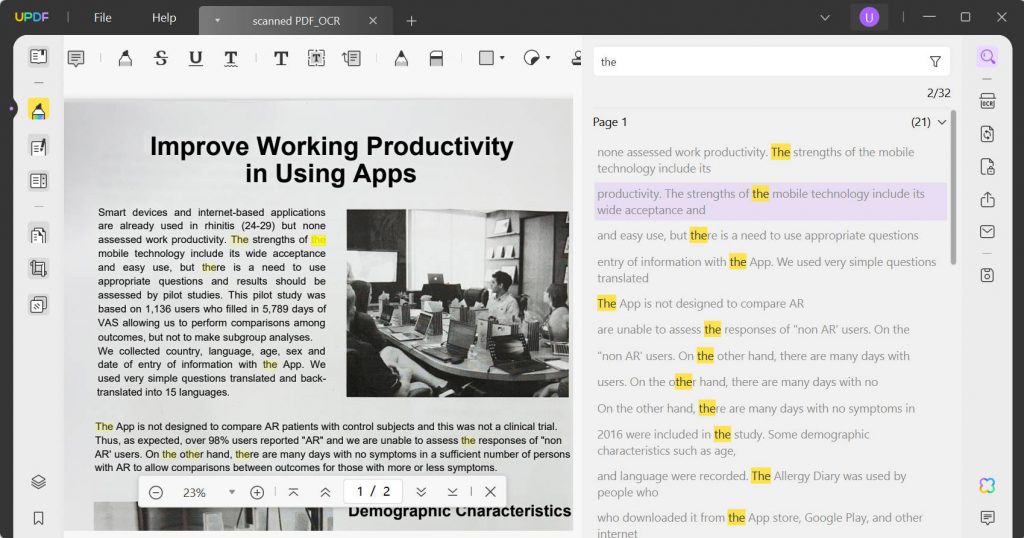 Your Ultimate Guide on How to Search in a Scanned PDF | UPDF