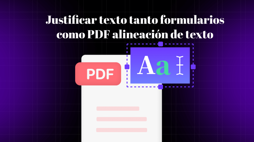 Alinear texto tanto formularios como PDF alineación de texto | UPDF