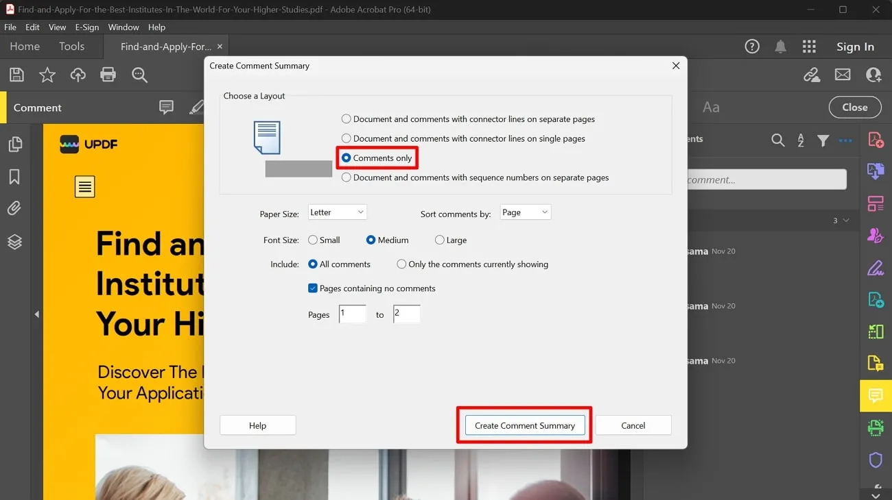 How To Export Comments From PDF To Excel In 3 Ways UPDF