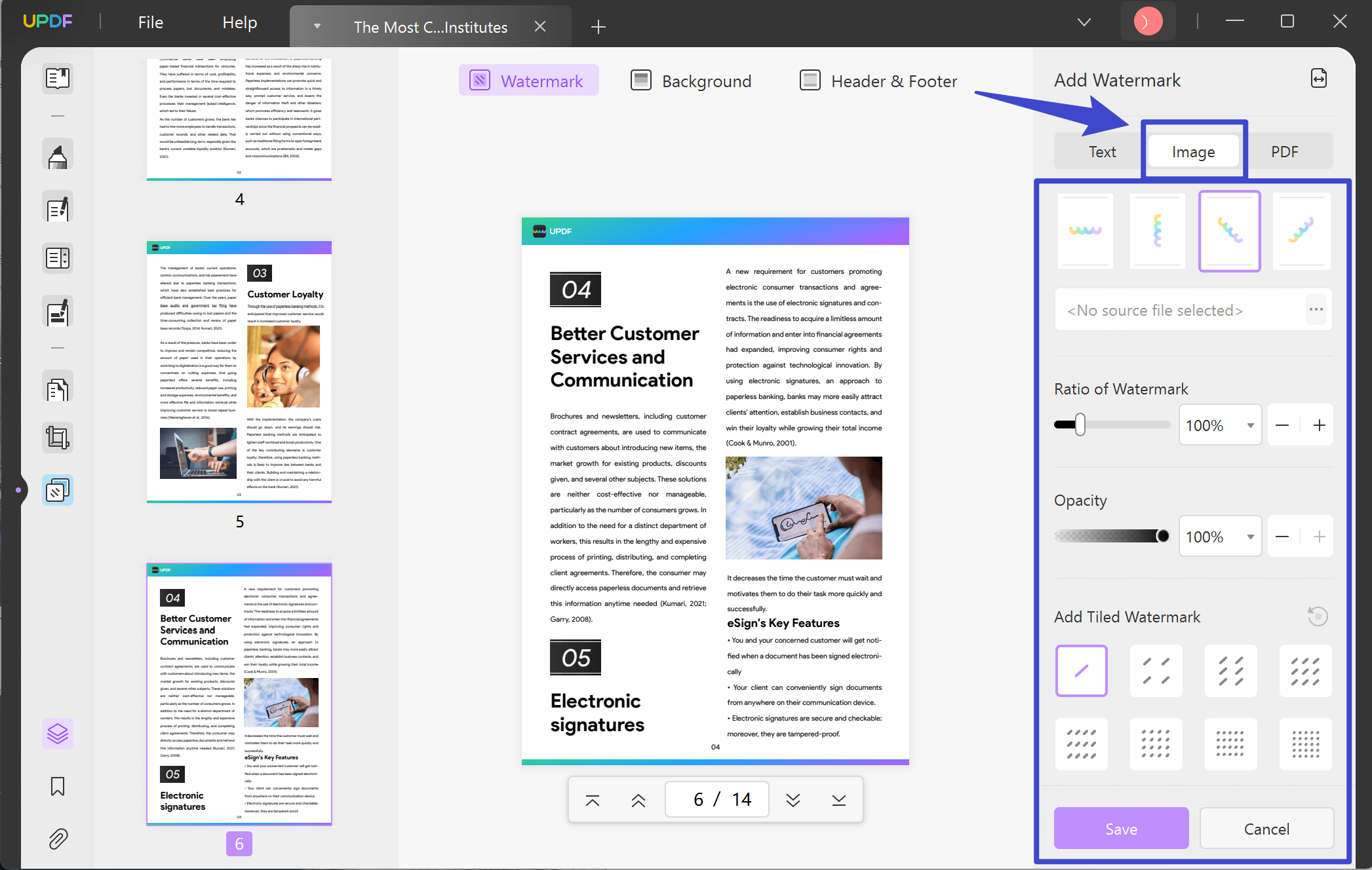 How to Add Watermark to PDF Online Free with 5 Ways | UPDF