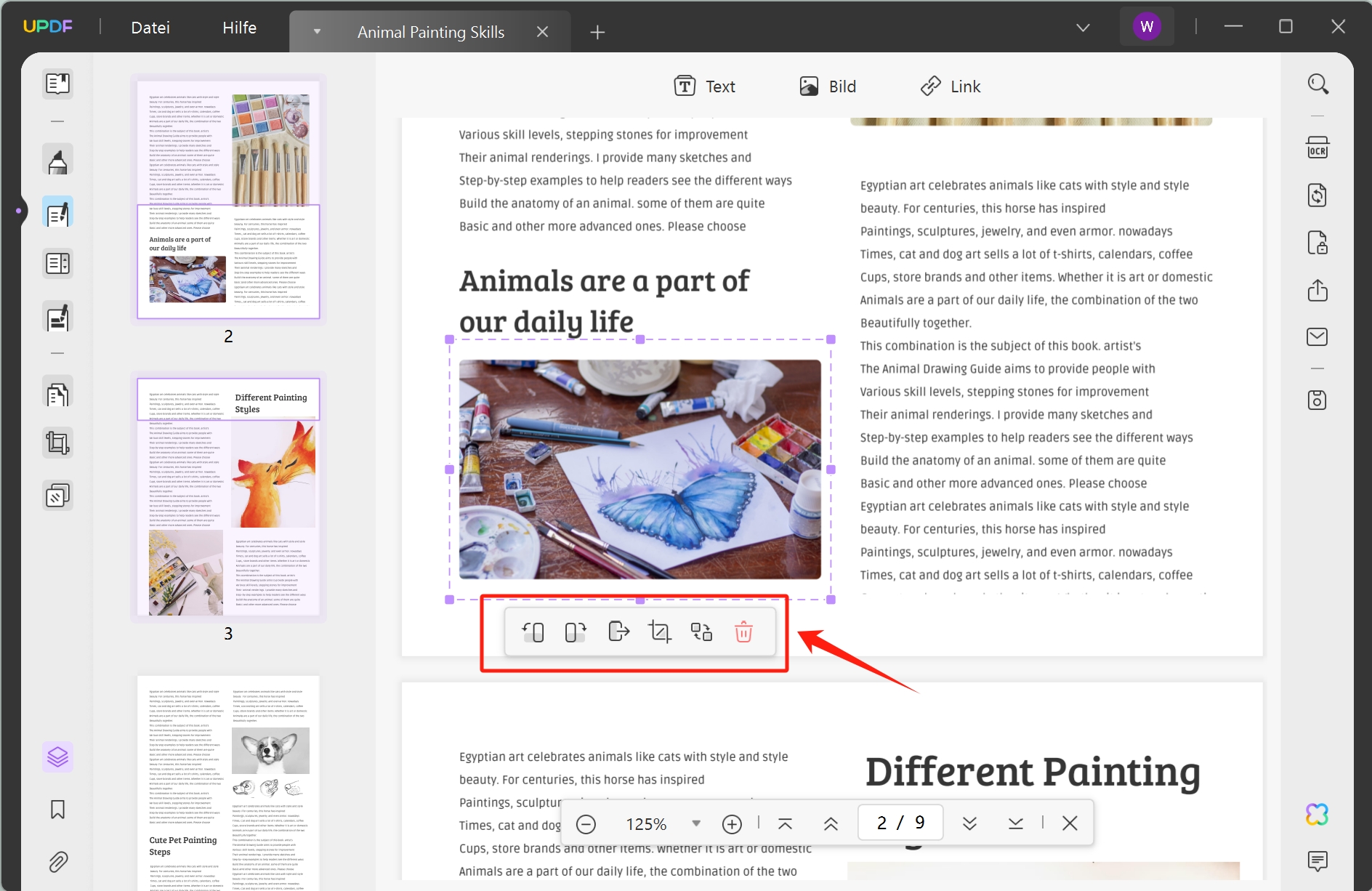 So kannst du Bild in PDF einfügen - 2 Wege | UPDF